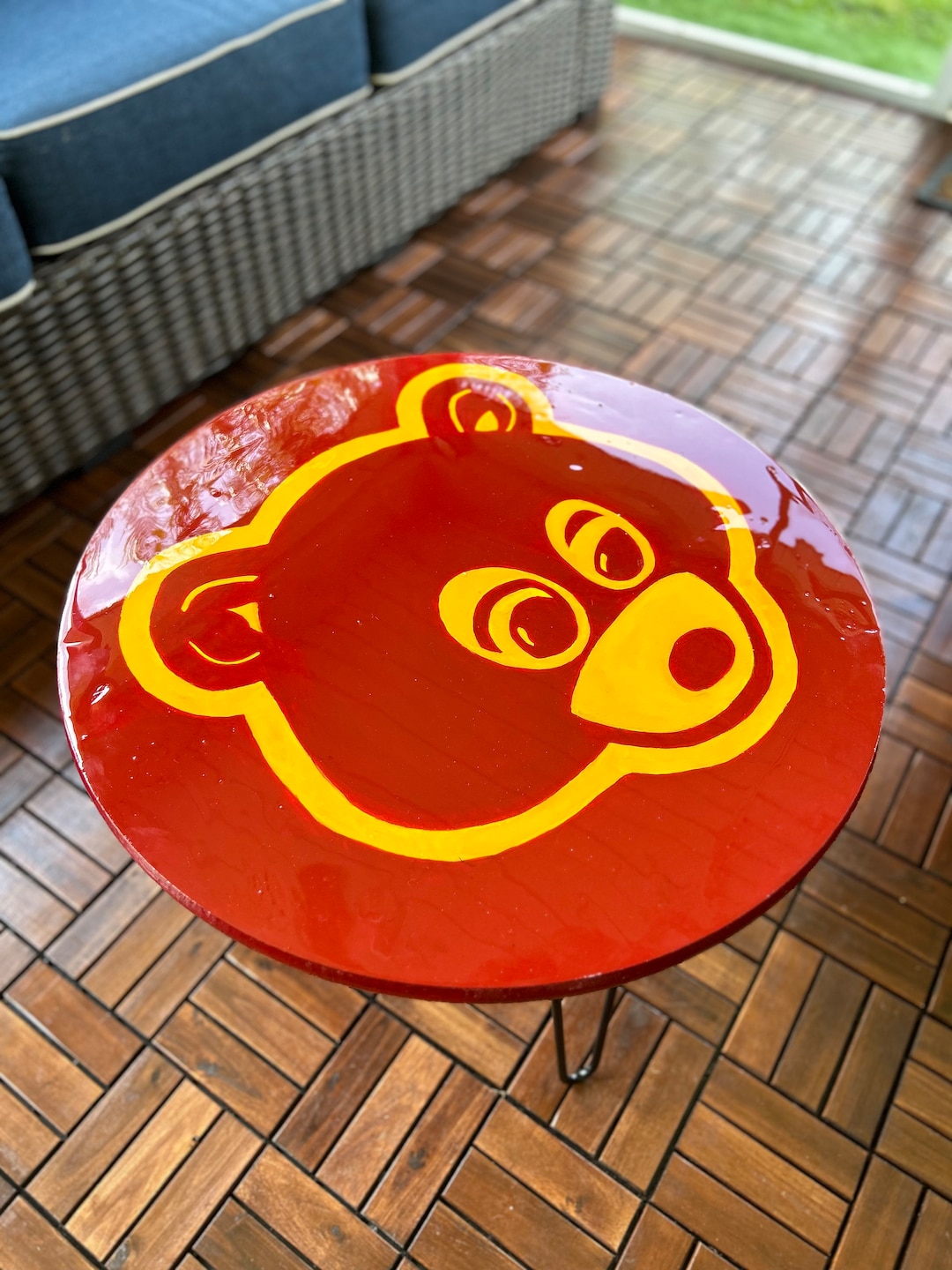 College Dropout Kanye West Logo Table - Etsy