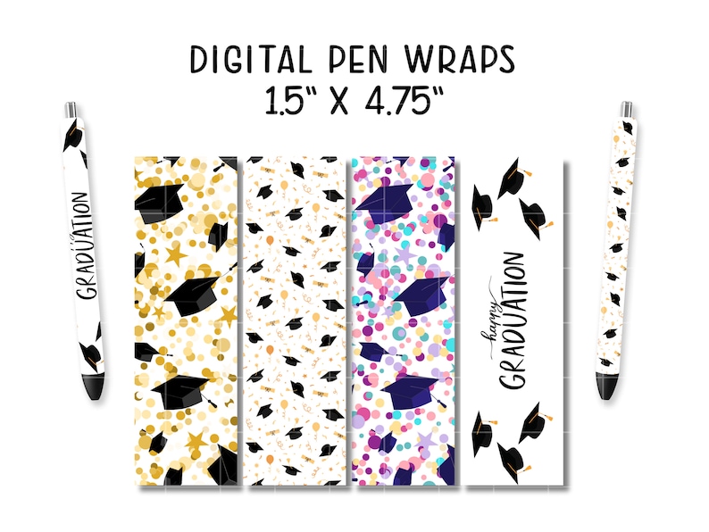 Graduation Pen Wraps || Class of 2024 Pen Wrap || Senior Pen Wrap ...