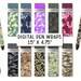 Camo Pencil Pen Wrap || PNG || Seamless Pen Wrap || Glitter Pen Wrap ...