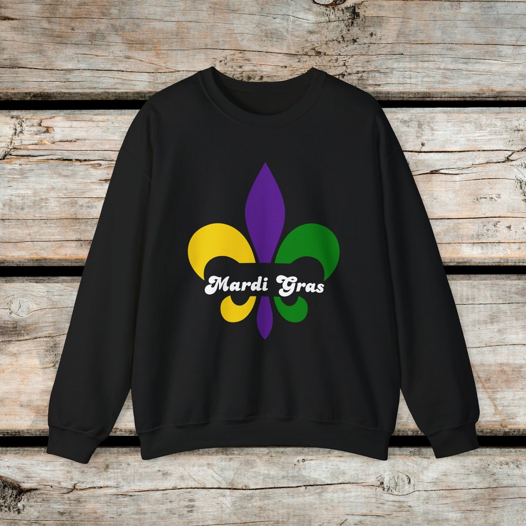 Mardi Gras Unisex Heavy Blend™ Crewneck Sweatshirt for Carnival Season ...