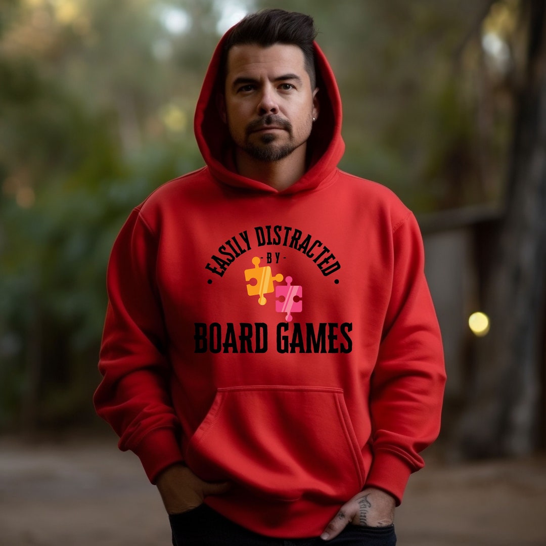 Board Gamer Gift, Hooded Sweatshirt, Board Games Hoodie, Funny Gaming ...