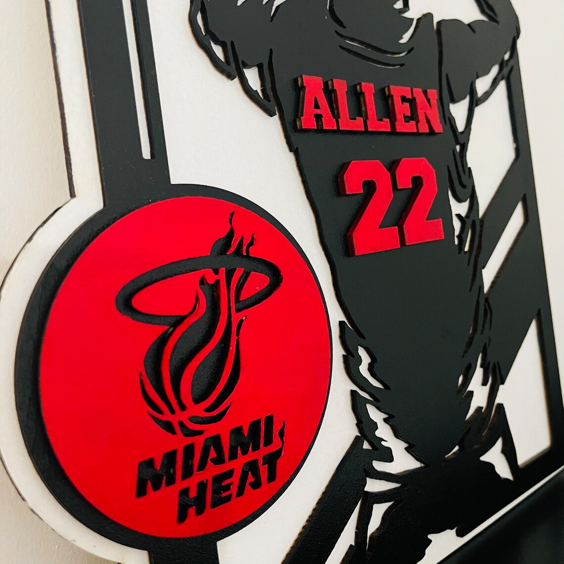 3D Personalized Wooden Sports Signs With Laser Machine, Basketball ...