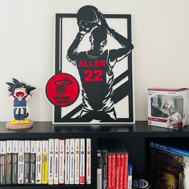 3D Personalized Wooden Sports Signs With Laser Machine, Basketball ...