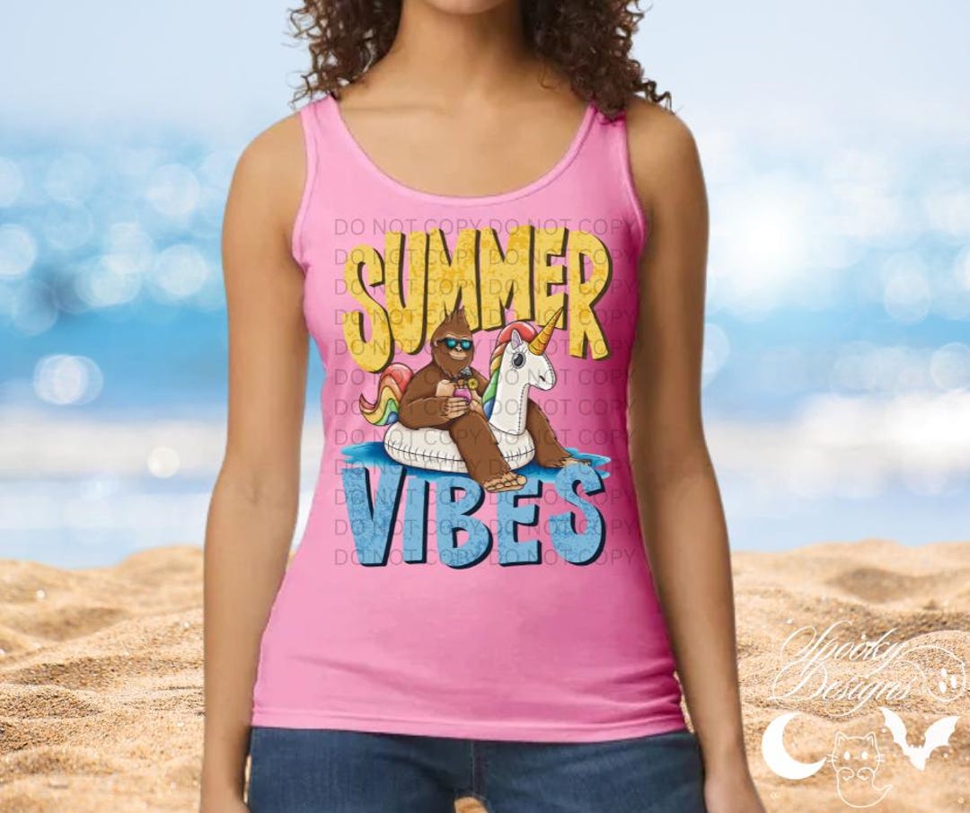 Summer Vibes Sasquatch Bigfoot Crop Top Spooky Summer Cryptid Lover ...