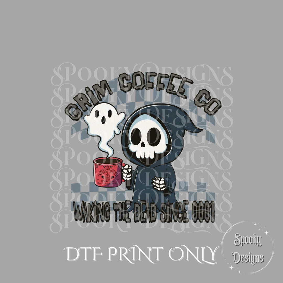 Grim Coffee Co. DTF Print Ready to Press Direct to Film Heat Press ...