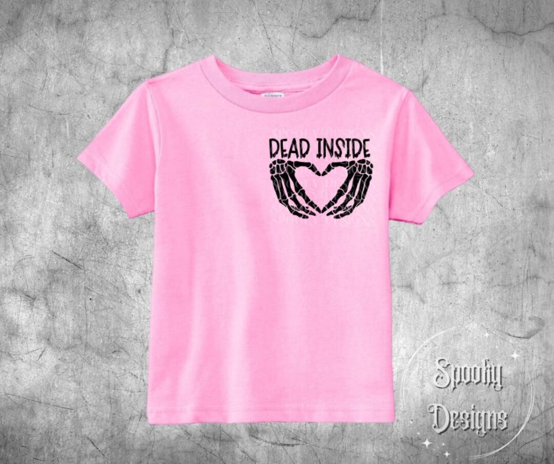 Dead Inside Skeleton Hands Emo Shirt - Etsy