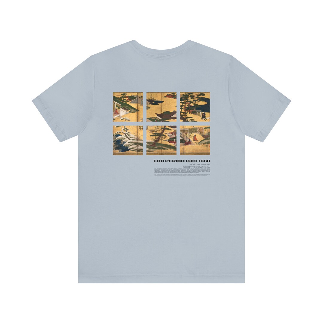 Edo Period T-shirt | Contemporary Art, Minimalistic Tee, East Art Shirt ...