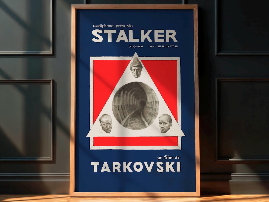 Stalker (1979) Tarkovsky Soviet Sci-fi Movie - Rare French Poster - Etsy