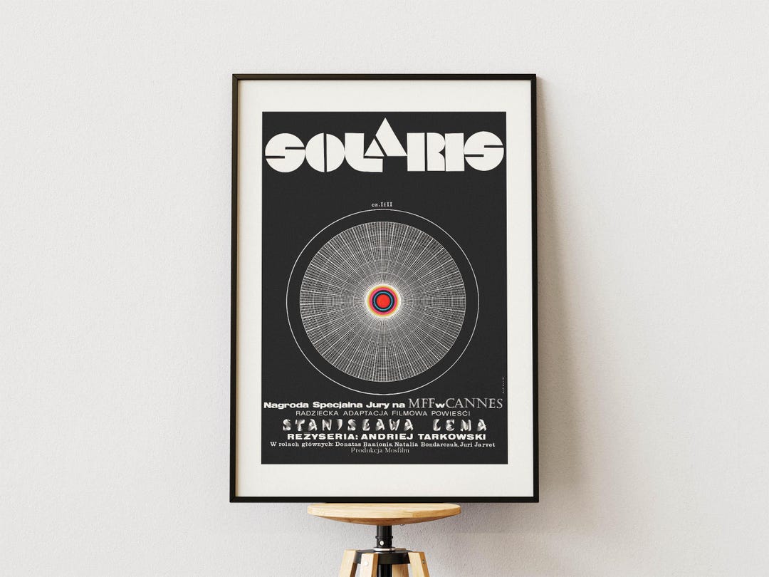 Solaris Movie Poster, Polish Design Art, Andrey Tarkovskiy, Cannes Film ...