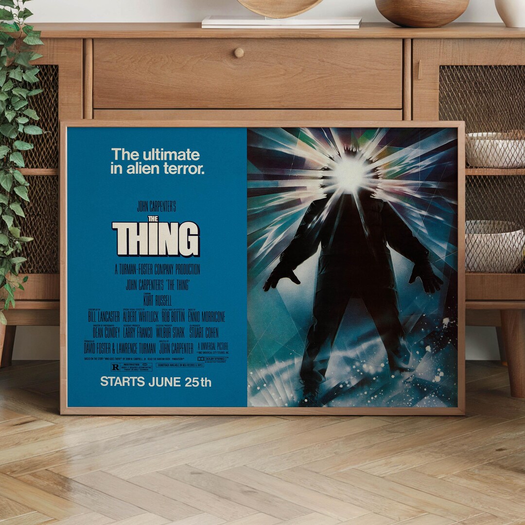The Thing Movie 1982 - Very Rare Subway Poster - Etsy