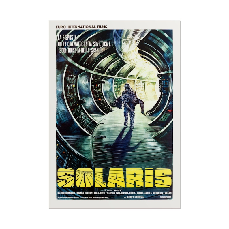 Solaris Movie - 1974 Italian Poster - Andrei Tarkovsky Sci-fi Cinema ...
