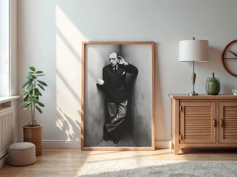 Igor Stravinsky Photo Poster - Iconic Portrait 1948 NY by Irving Penn ...