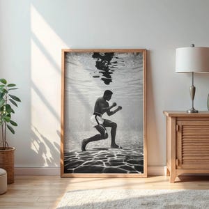 Muhammad Ali Underwater Photo Poster - Iconic 1961 Portrait - Fine Art ...