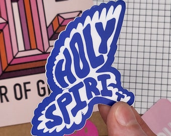 Holy Spirit Dove Sticker, Christian Art Sticker, Christian Vinyl ...