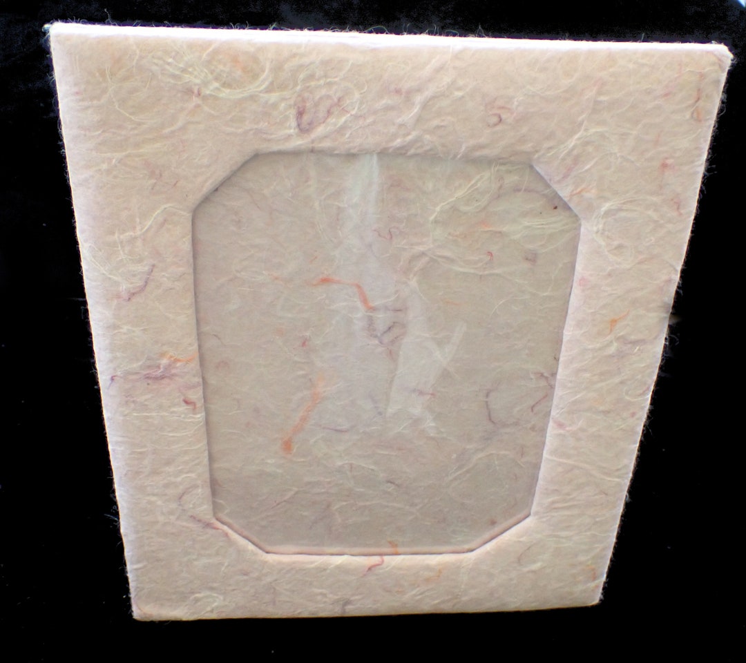 Picture Frame Thai Saa Paper (mulberry Bark) Handmade 7" X 9" - Etsy