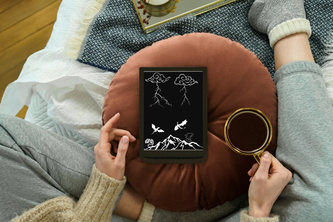 Lockscreen for E-reader. Dragon and Lightning Themed Kindle Lock Screen ...