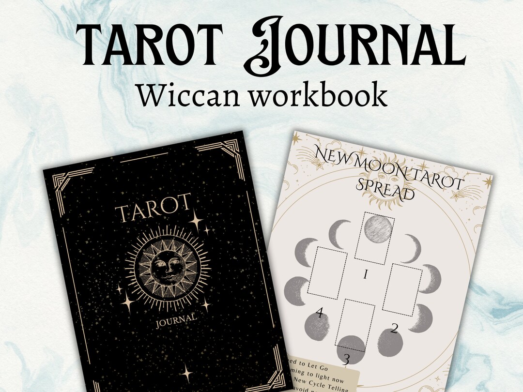 Tarot Journal, Printable Gothic Tarot Journal, Witchy Planner, Daily ...