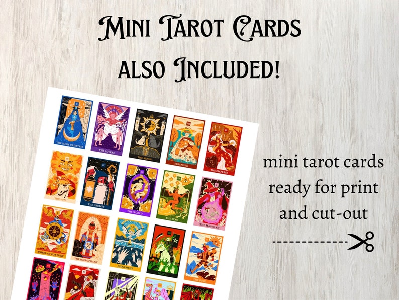 Tarot Journal, Printable Gothic Tarot Journal, Witchy Planner, Daily ...