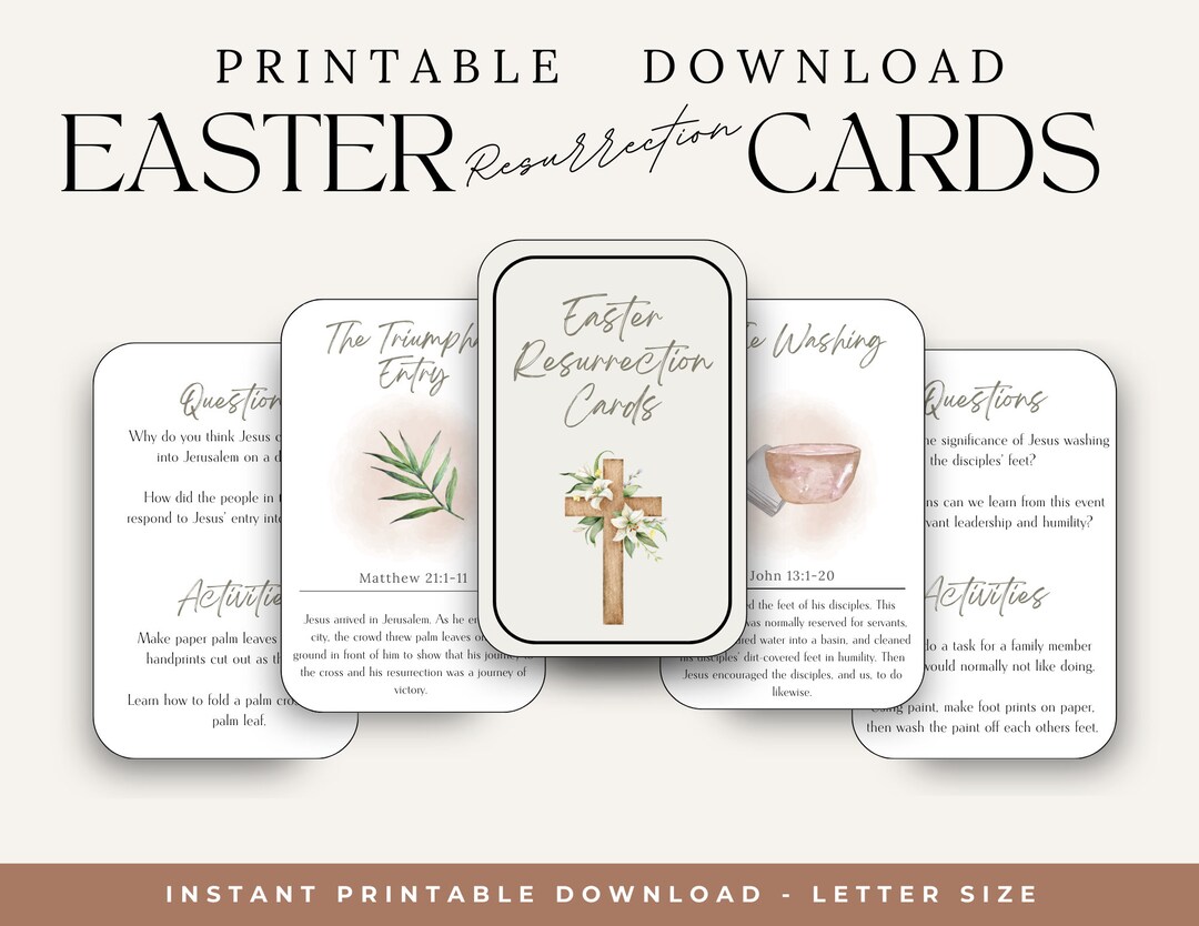 Easter Resurrection Cards - Etsy