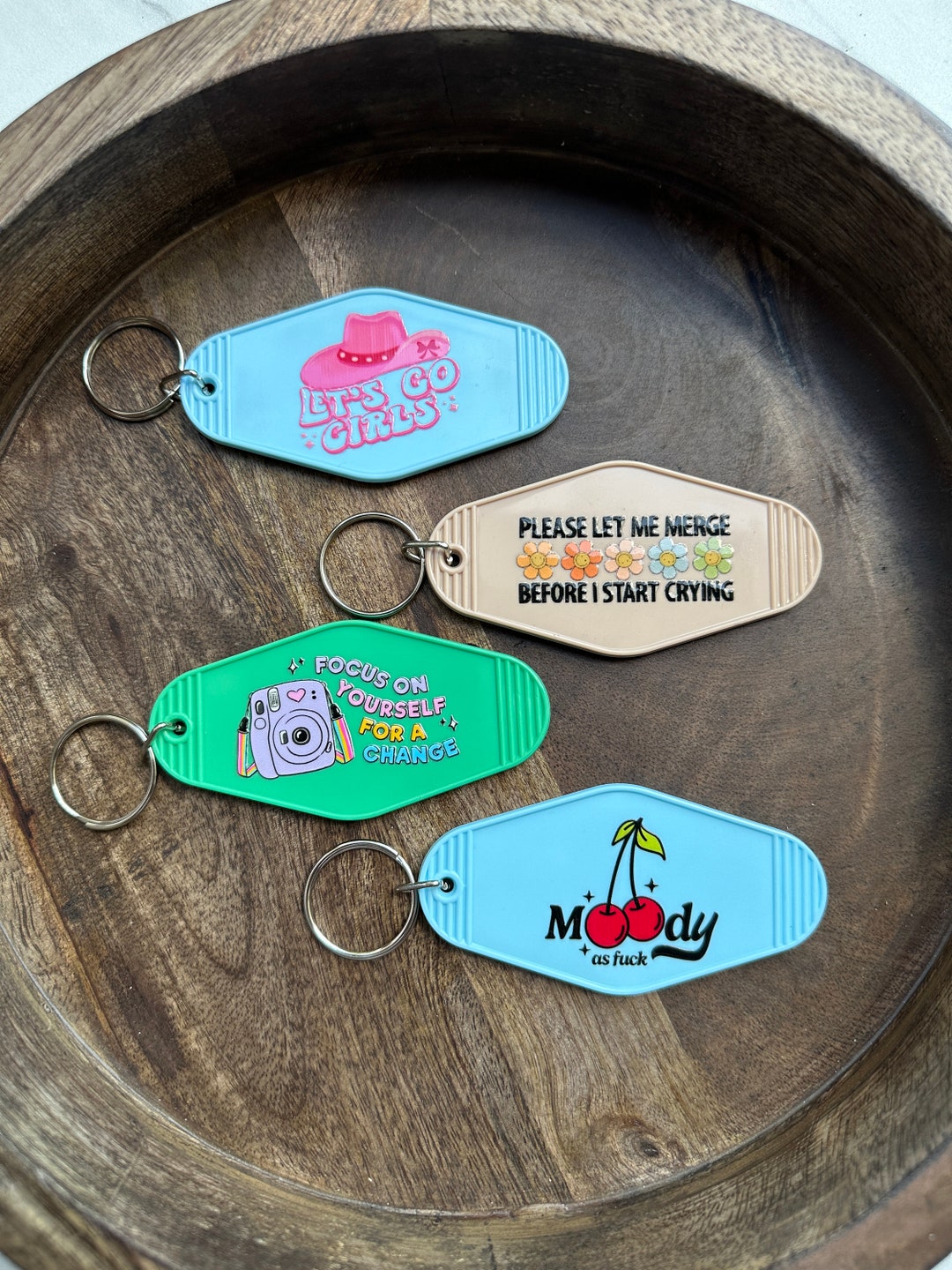 Retro Motel Keychain, Cute Motel Keychains, Funny Motel Keychains ...