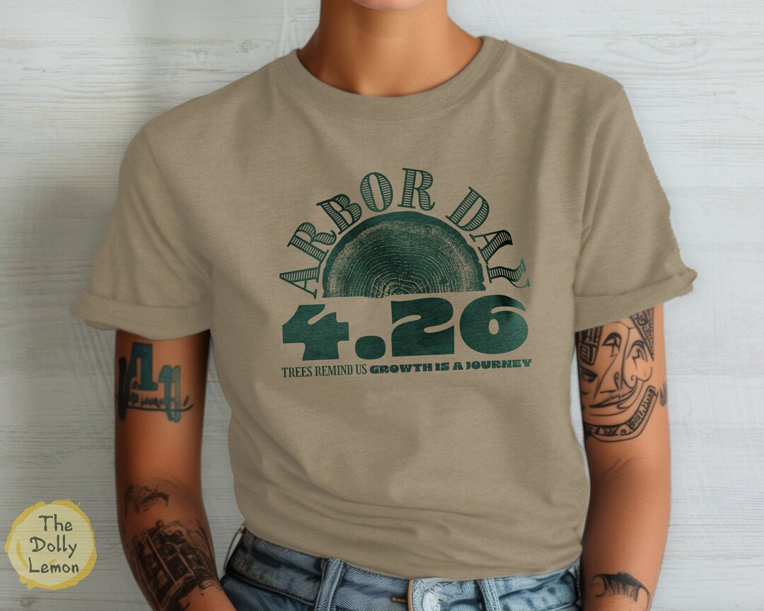 Arbor Day Tree Rings Shirt, 4.26 Comfort Colors Arborist Shirt, Eco ...