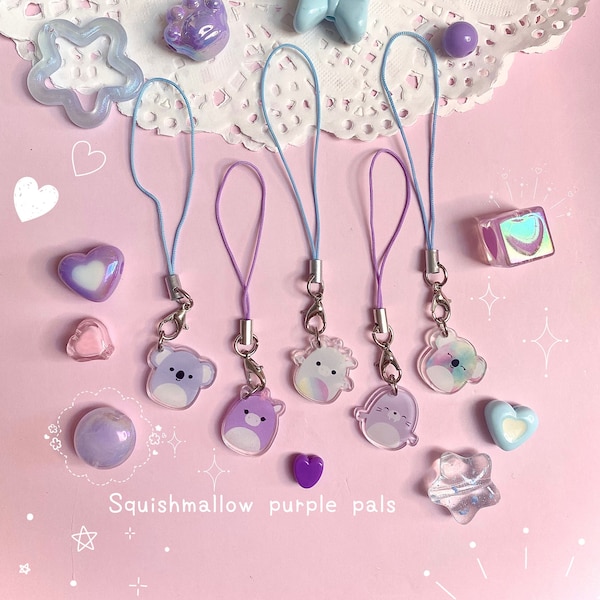 Squishmallow Mini Keychain - Etsy