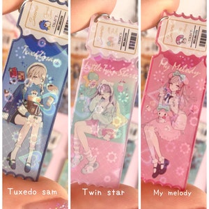 Cute Style Anime Girls Series Acrylic Keychain Keyring Phonecharm ...