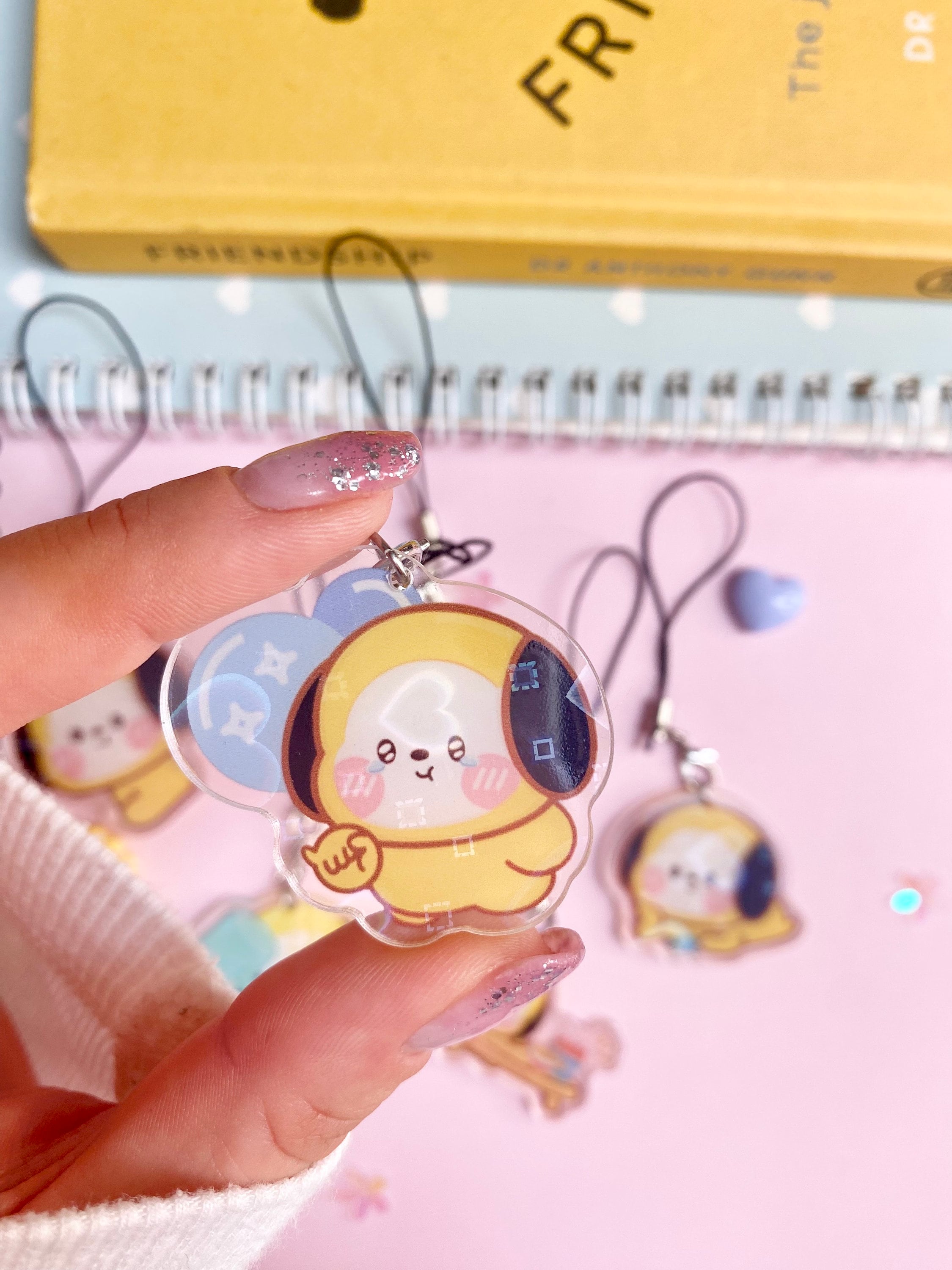 BT21 Chimmy Style BTS K-pop Series Acrylic Keychain Keyring - Etsy