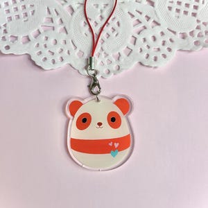 Cute Squishmallow Style Animal Friends Acrylic Keychain Keyring ...