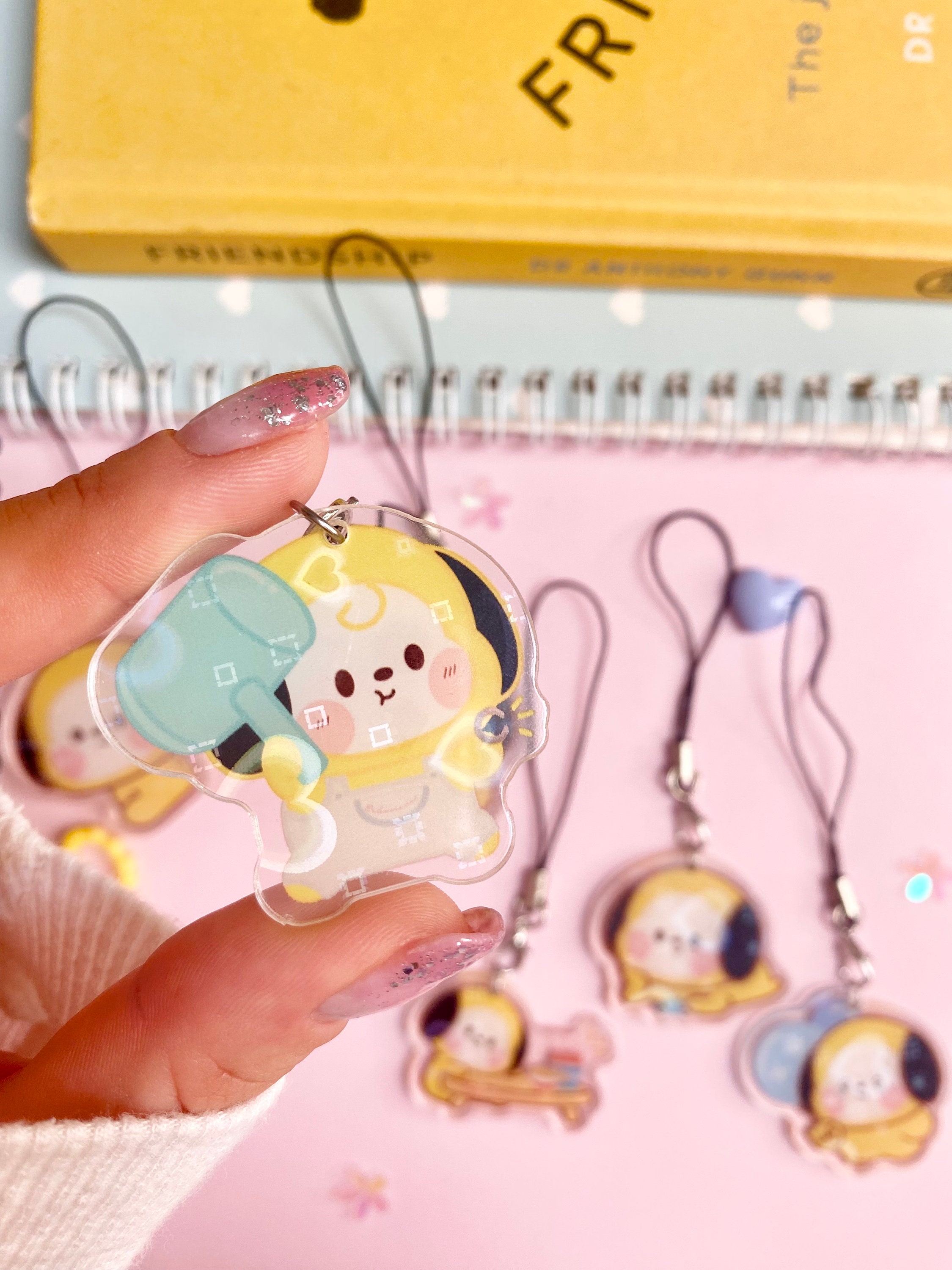 BT21 Chimmy Style BTS K-pop Series Acrylic Keychain Keyring - Etsy