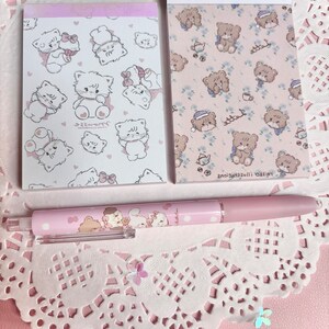 Cute Mikko Illustrations Style Mini Notebook Notepad Stationary ...