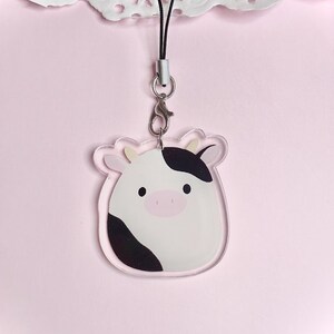 Squishmallow Style Farm Friends Acrylic Keychain Keyring/ Phonecharm ...