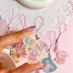 Kawaii Mikko Illustrations Vintage Colour Style Acrylic Keychain ...