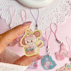 Kawaii Mikko Illustrations Vintage Colour Style Acrylic Keychain ...