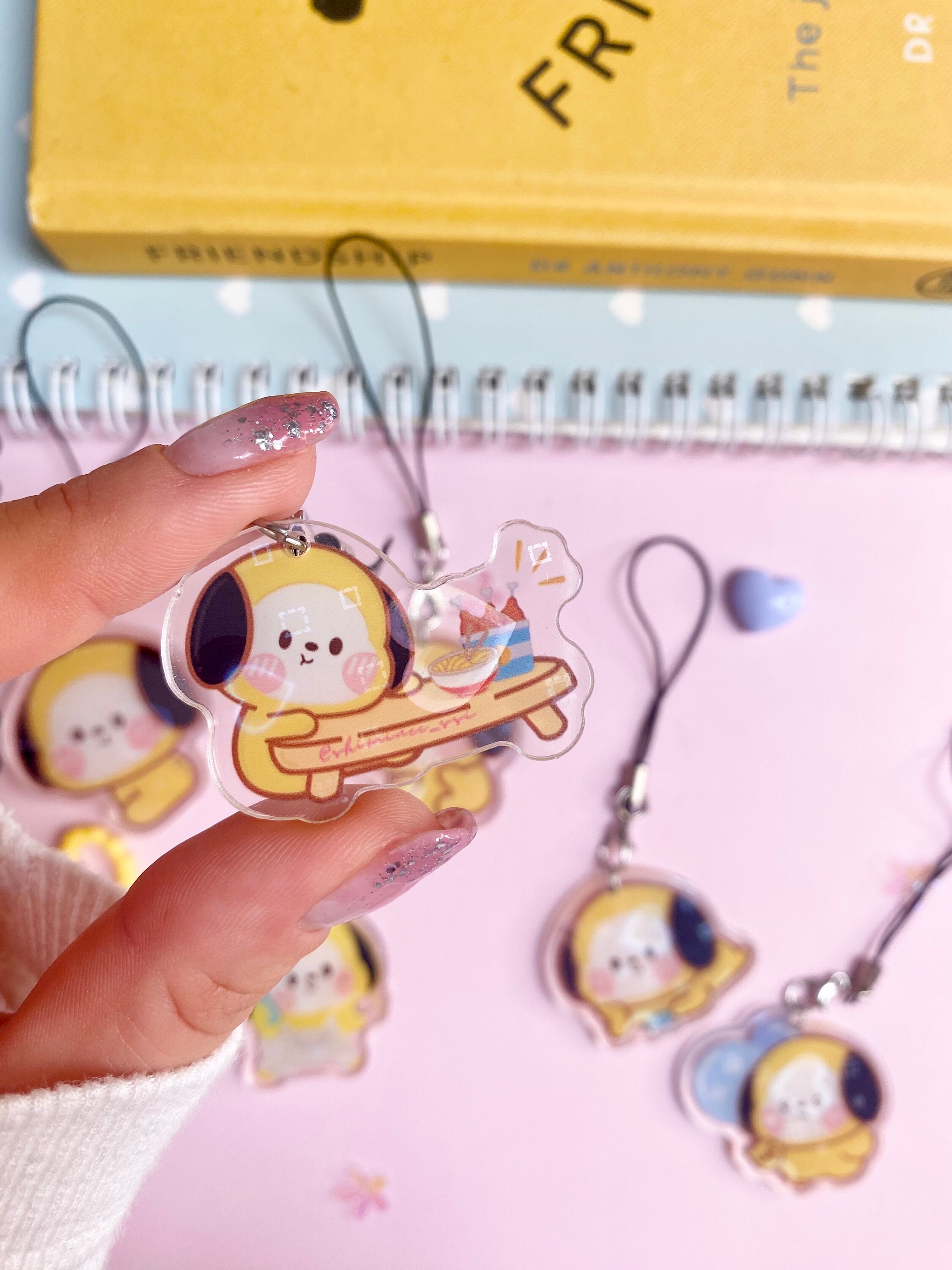 BT21 Chimmy Style BTS K-pop Series Acrylic Keychain Keyring - Etsy