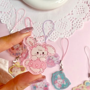 Kawaii Mikko Illustrations Vintage Colour Style Acrylic Keychain ...