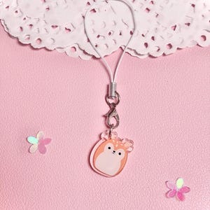 Squishmallow Style Acrylic Keychain Keyring Phonecharm Mini Handmade ...