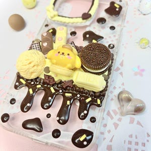 Pudding Dog Style Decoden Handmade Phonecase Cream Glue Charm ...