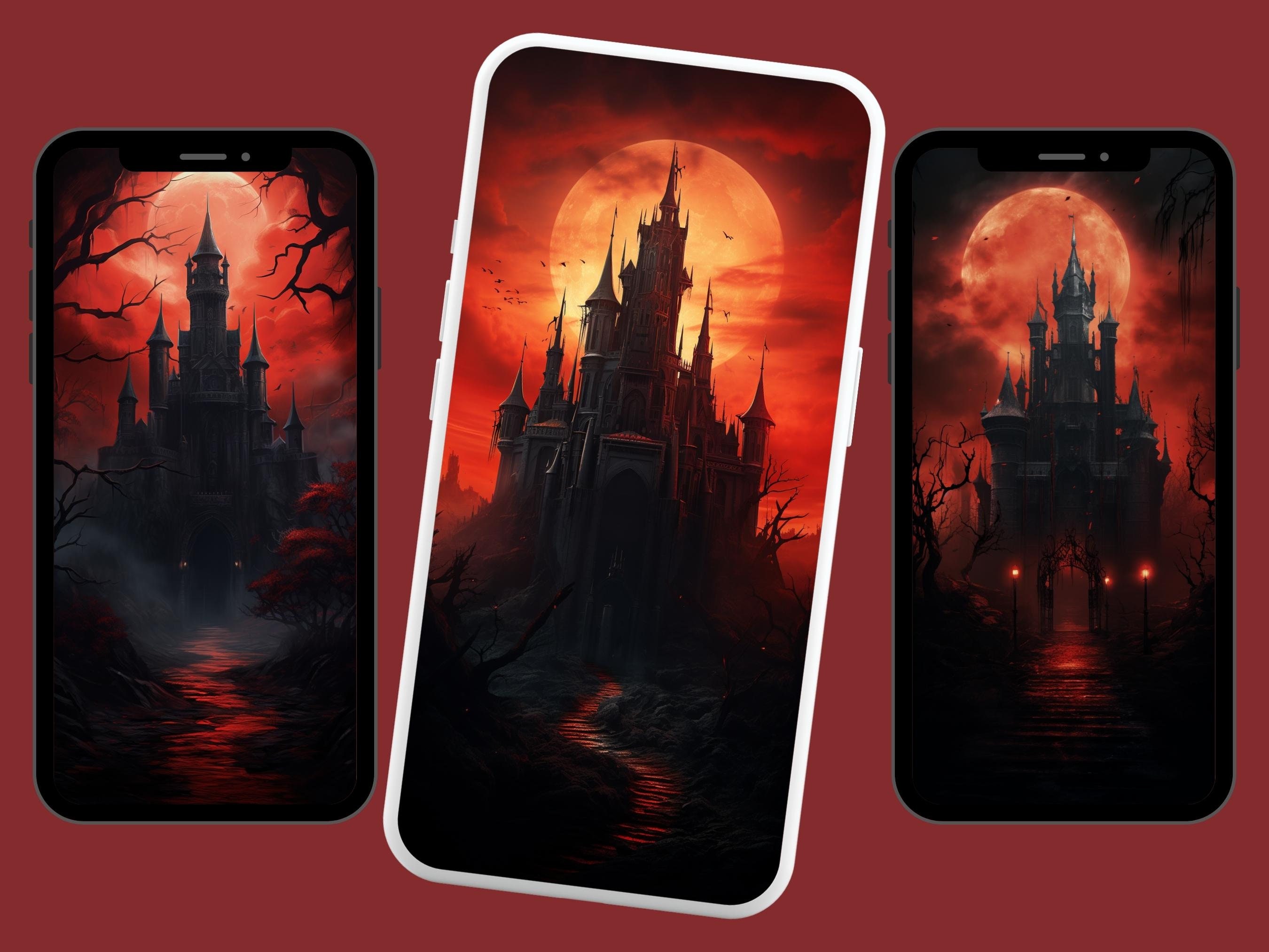 Creepy Gothic Wallpaper Gothic Castle Cell Phone Wallpaper Gothic Art ...