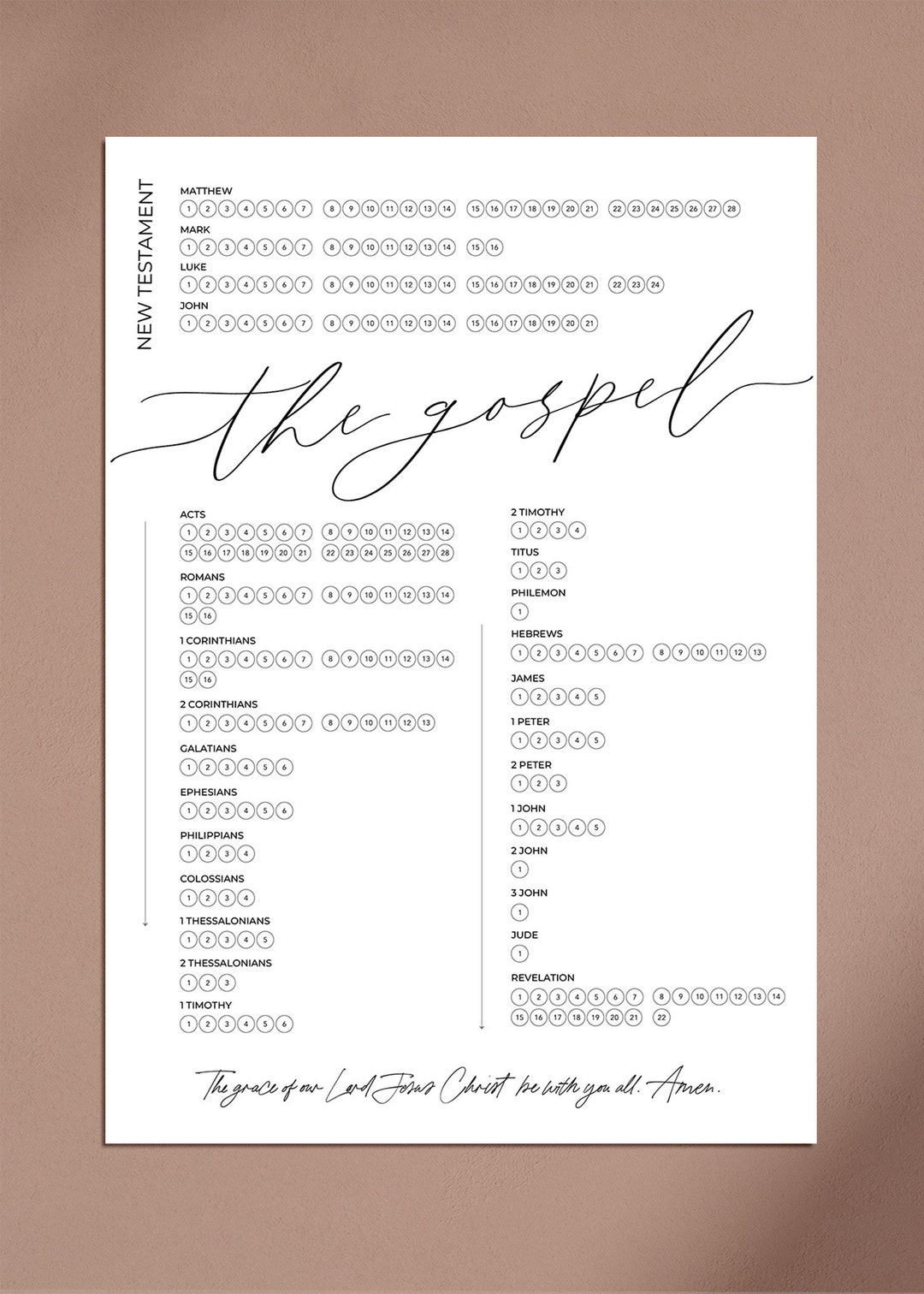 Premium BIBLE READING TRACKER | Beautiful Bible Study Planner ...