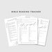 Premium BIBLE READING TRACKER | Beautiful Bible Study Planner ...