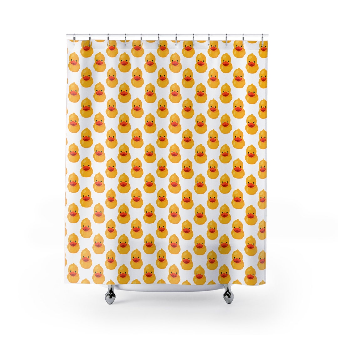 Rubber Duck Shower Curtains - Etsy