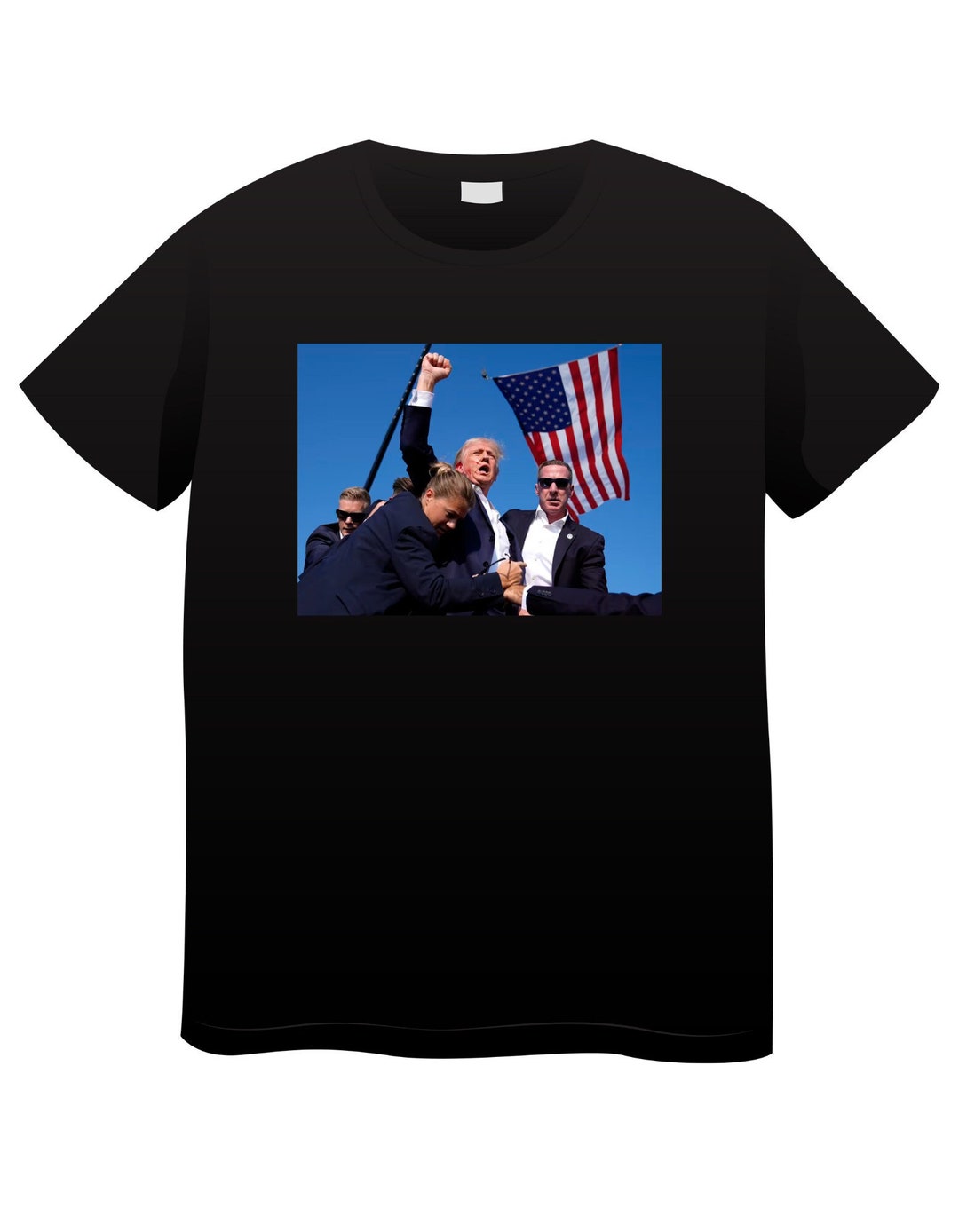 DONALD TRUMP Secret Service T-SHIRT - Etsy