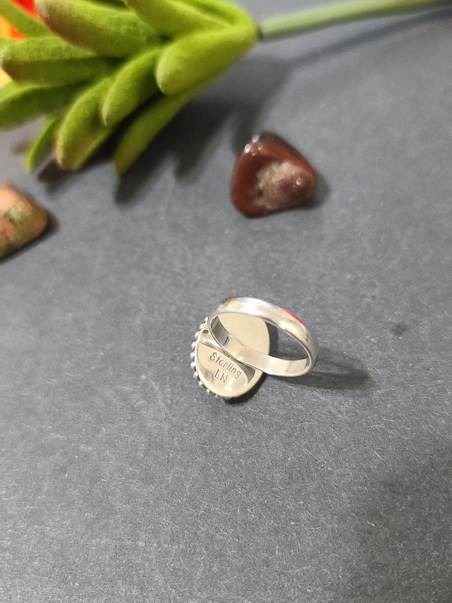 Conch Shell Ring/pink Conch Shell Ring/sterling Silver Ring/pink Conch ...