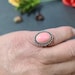 Conch Shell Ring/pink Conch Shell Ring/sterling Silver Ring/pink Conch ...