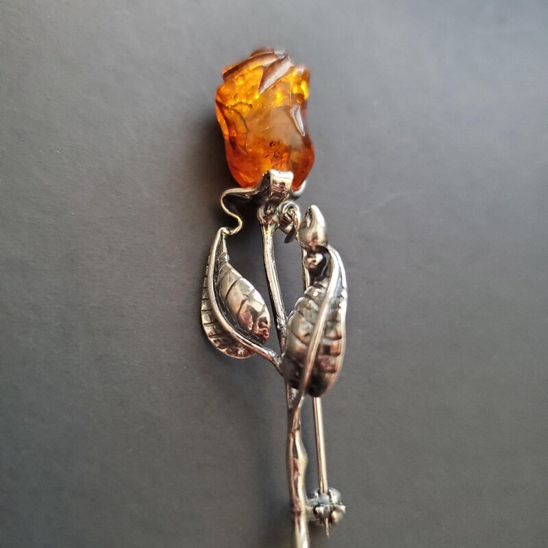 Amber Pin - Etsy