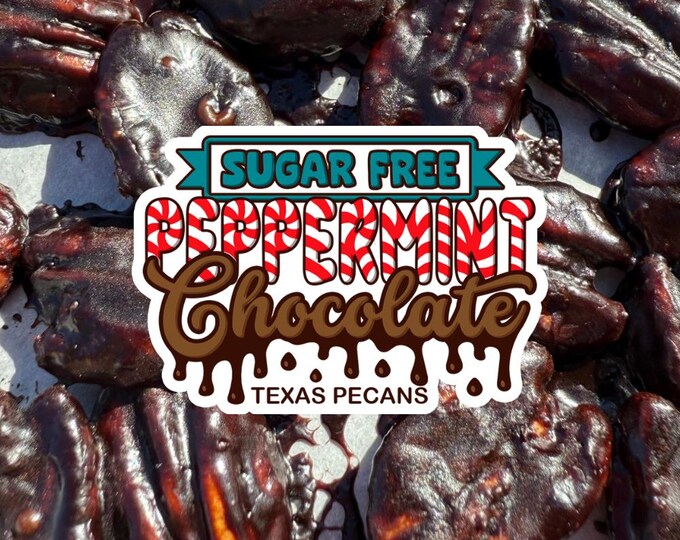 Sugar Free Peppermint Chocolate Pecans - Etsy