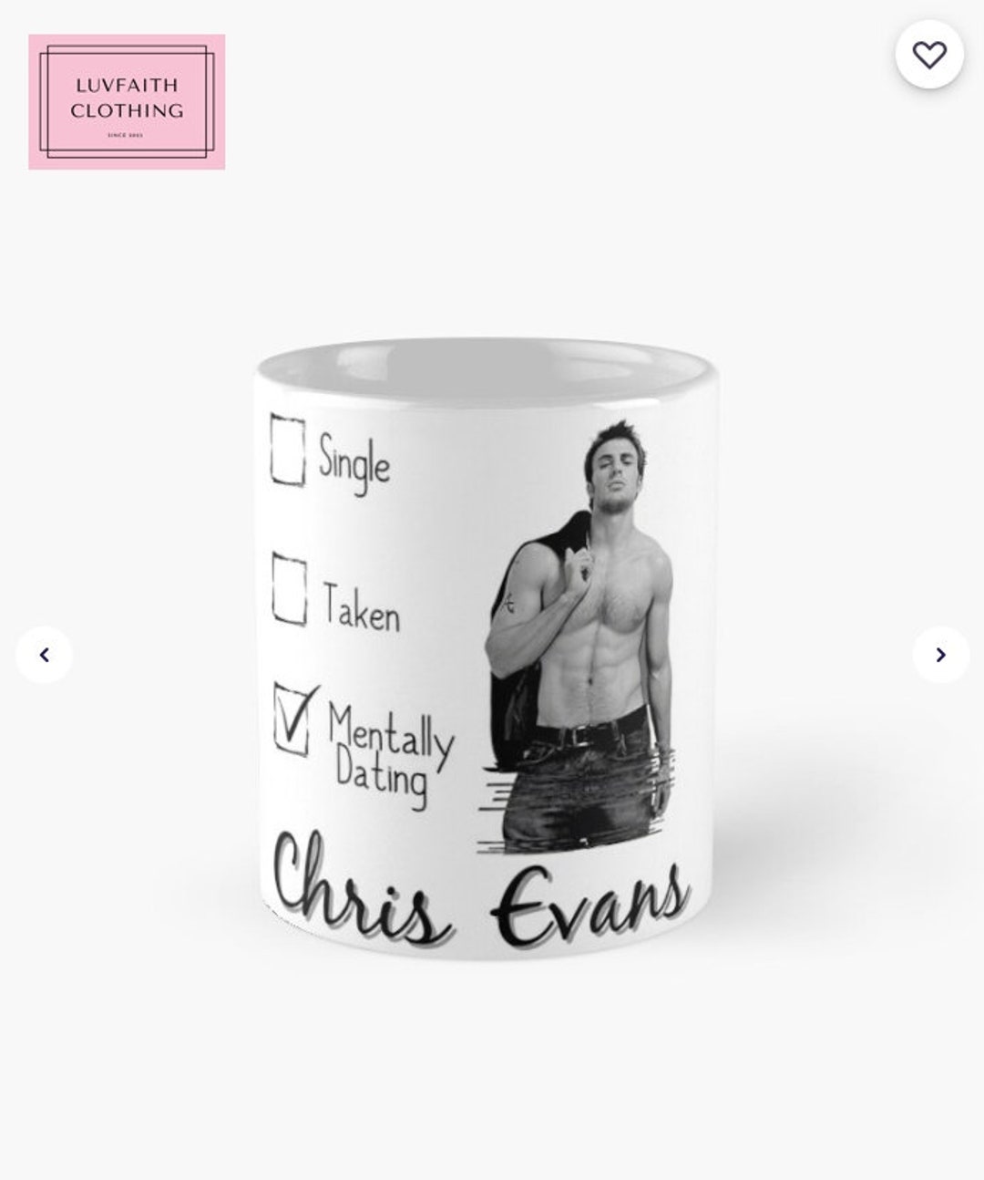 Chris Evan Coffee Mug Chris Evans Cup Captain America Mug - Etsy