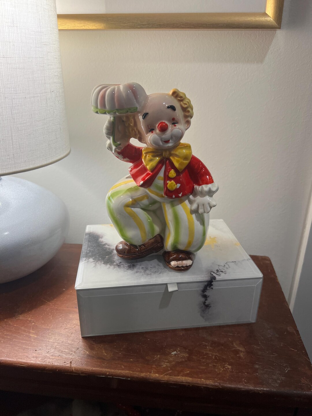 Vintage Clown Planter by Parma - Etsy