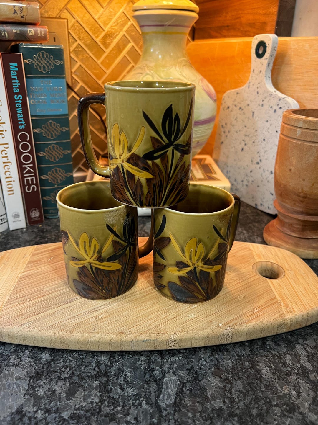 Set of 3 Japanese MCM Mugs - 4" X 4" - Etsy